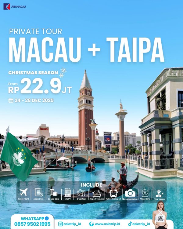 Private Trip MACAU + TAIPA – Asia Trip